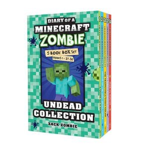 Diary Of A Minecraft Zombie 5 Book Boxed Set (Includes Books 1 27 28 29 ...