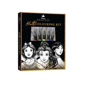 Disney Princess: Adult Colouring Kit | Target Australia
