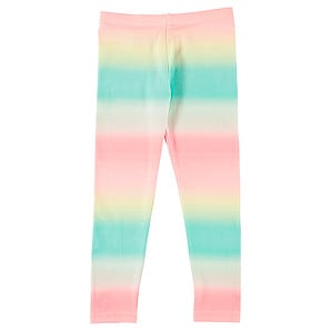 Girls' Full Length Dip Dye Rainbow Print Leggings | Target Australia