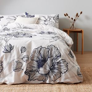 Lacey Print Quilt Cover Set - Double Bed | Target Australia