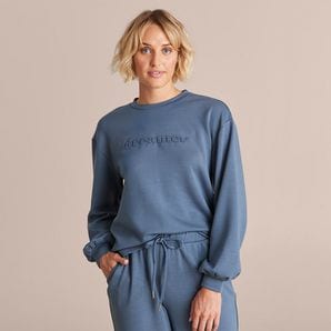 Embossed Crew Jumper | Target Australia