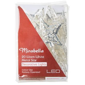 20 LED Metal Star Lights | Target Australia