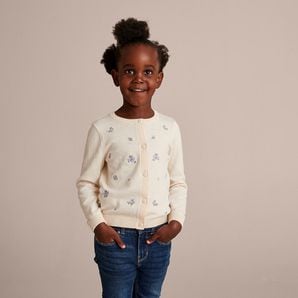 Embroidered Knit Cardigan | Target Australia