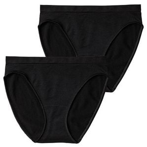 2 Pack Seamfree High Cut Briefs - Black | Target Australia