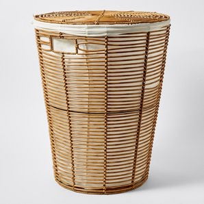 Woven Rattan Plastic Hamper | Target Australia