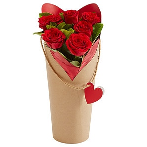 Fresh Red Roses 6 Stem Bouquet | Target Australia