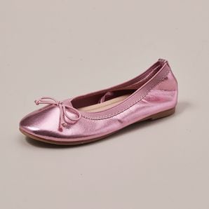 Kids Junior Ballet Flats - Pink Metallic | Target Australia