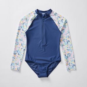 Floral Sleeve Swimsuit | Target Australia