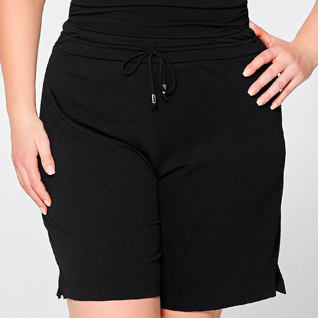 Belle Curve Textured Swim Shorts Target Australia