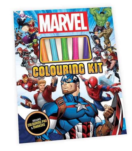 Marvel: Colouring Kit | Target Australia