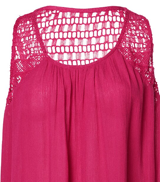 Crochet Detail Tank - Cherries | Target Australia