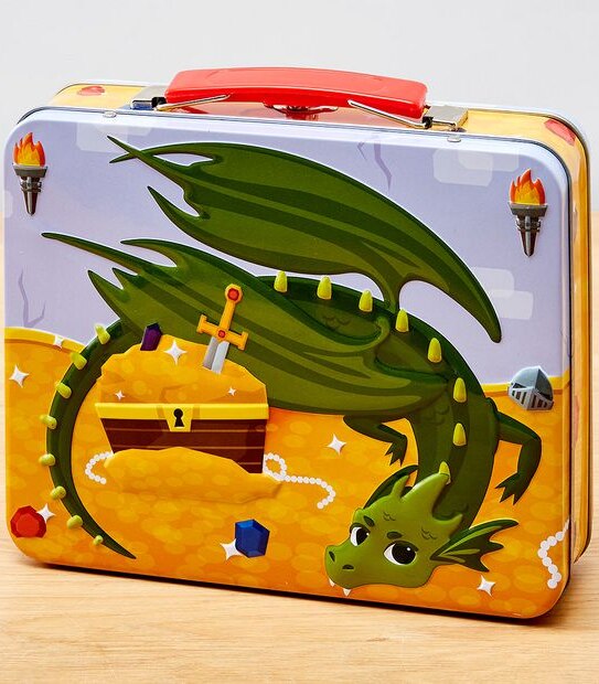The Fabulous Food Company Dragon Lunch Box With Milk Chocolate Eggs ...