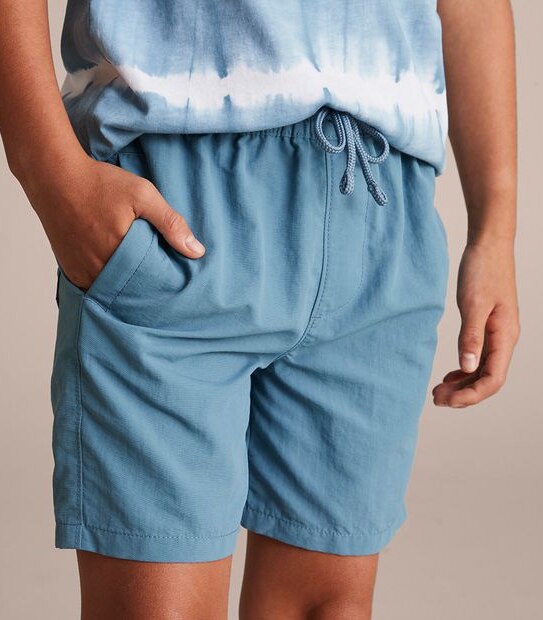 245617_05 NYLON 6-WAY SHORT - PROVINCIAL BLUE | Target Australia