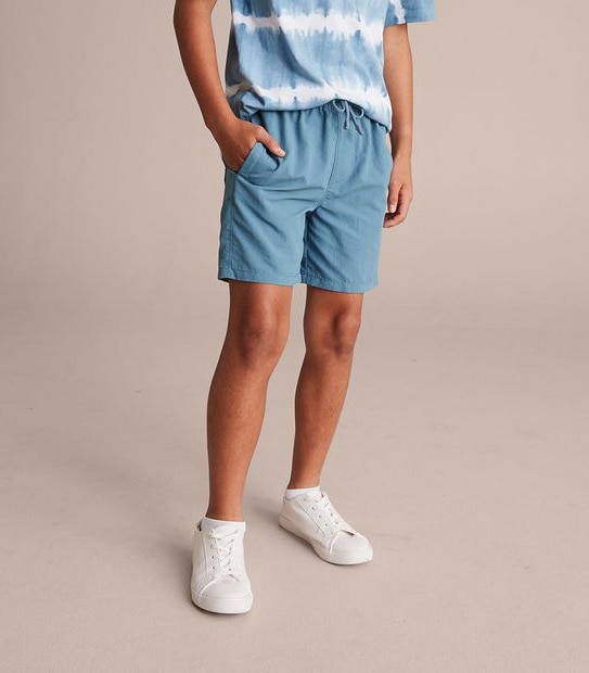 245617_05 NYLON 6-WAY SHORT - PROVINCIAL BLUE | Target Australia