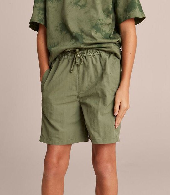 245617_02 NYLON 6-WAY SHORT - KHAKI | Target Australia