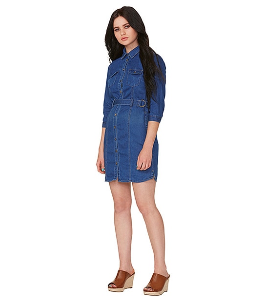 New Look Denim Shirt Dress | Target Australia