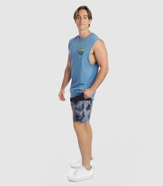Piping Hot Warped Muscle Tank Top | Target Australia