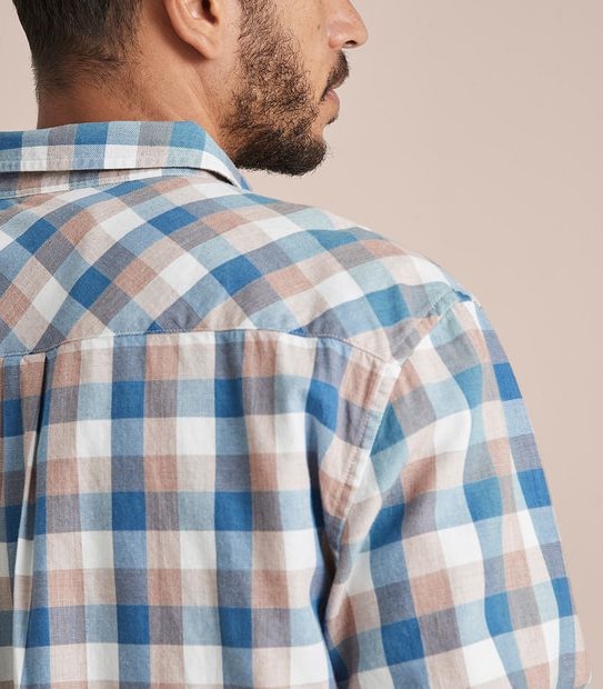 Indigo Check Shirt | Target Australia