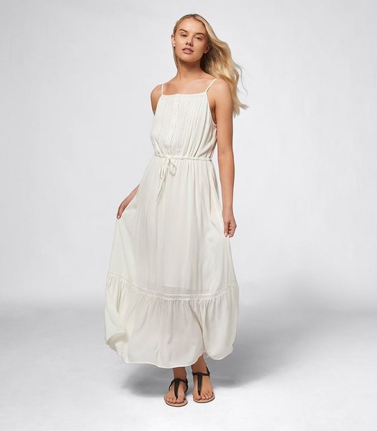 Lily Loves Sleeveless Lace Trim Maxi Dress | Target Australia