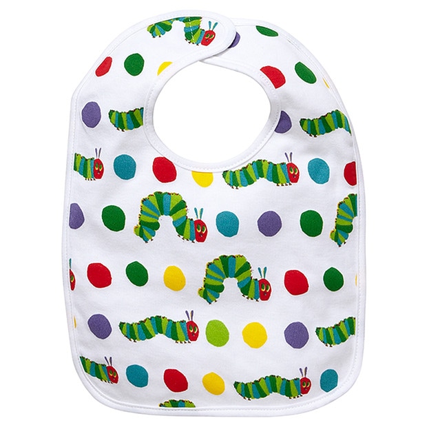 The Very Hungry Caterpillar Spots Square Bib | Target Australia