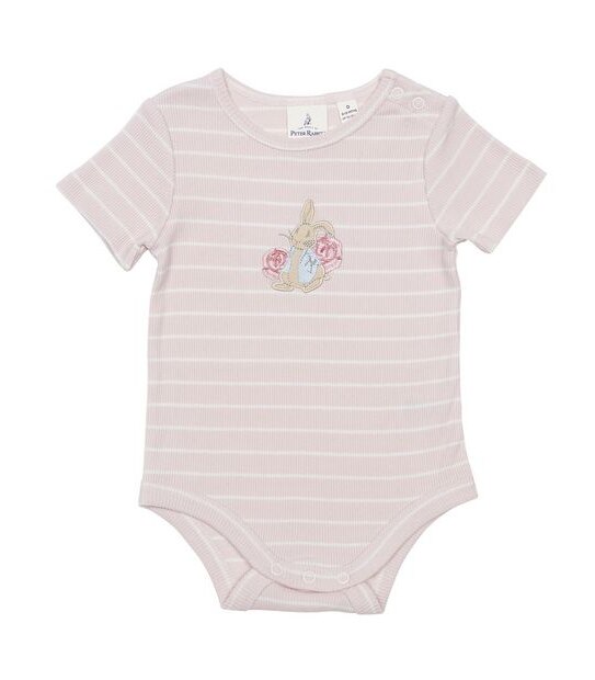 Baby Peter Rabbit Stripe Rib Bodysuit | Target Australia