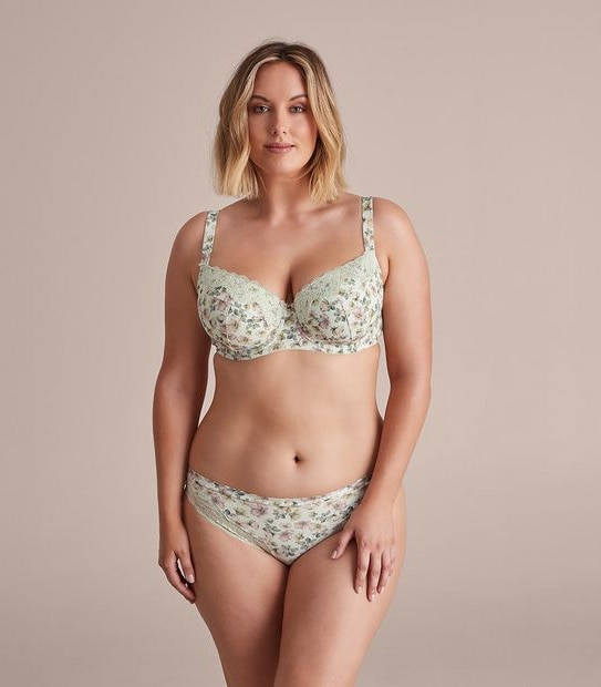 Preview Fuller Figure Printed Balconette Bra Style X91082p Target