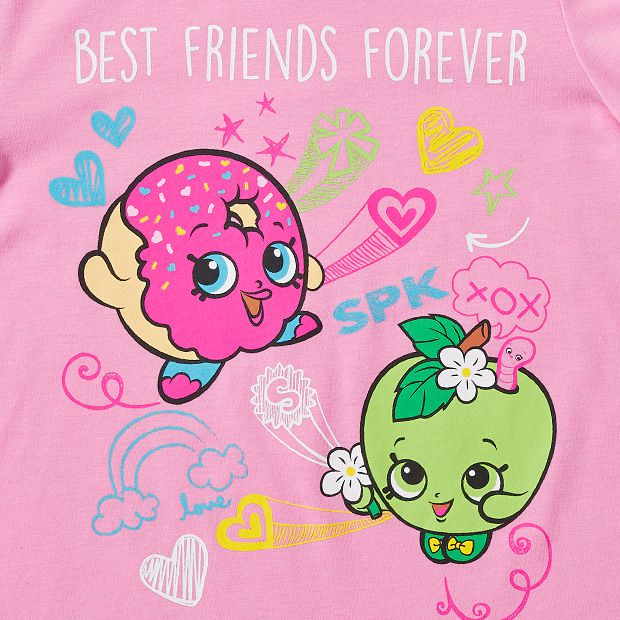 Shopkins Short Sleeve Best Friends T-Shirt | Target Australia