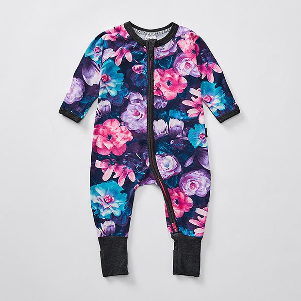 Bonds Baby Print Zip Wondersuit - Pink Blooms | Target Australia