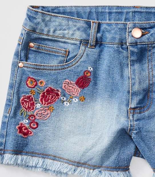 Embroidered Denim Shorts | Target Australia