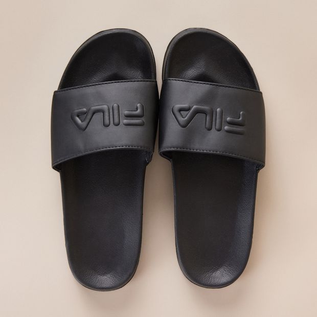 Fila Ostuni Slides Black Target Australia