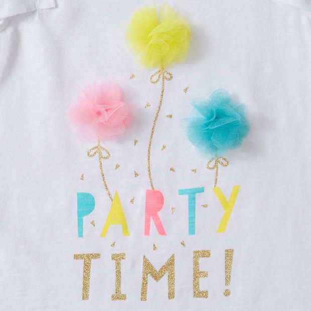 Party Time Frill Sleeve Top | Target Australia