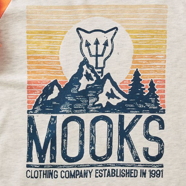 MOOKS Long Sleeve Raglan Print Top | Target Australia