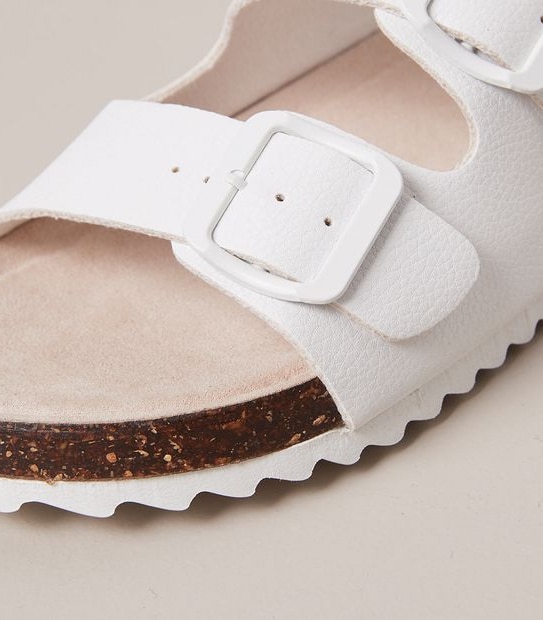 G SNR WHITE MOULDED CORK SANDAL SIZE 13-6 | Target Australia