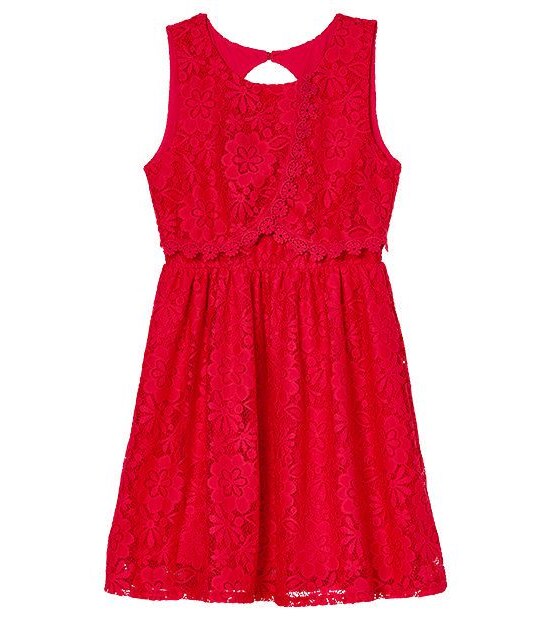 Cross Front Lace Dress With Keyhole Back | Target Australia