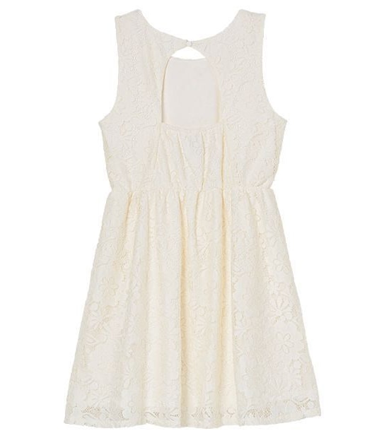 Cross Front Lace Dress With Keyhole Back | Target Australia