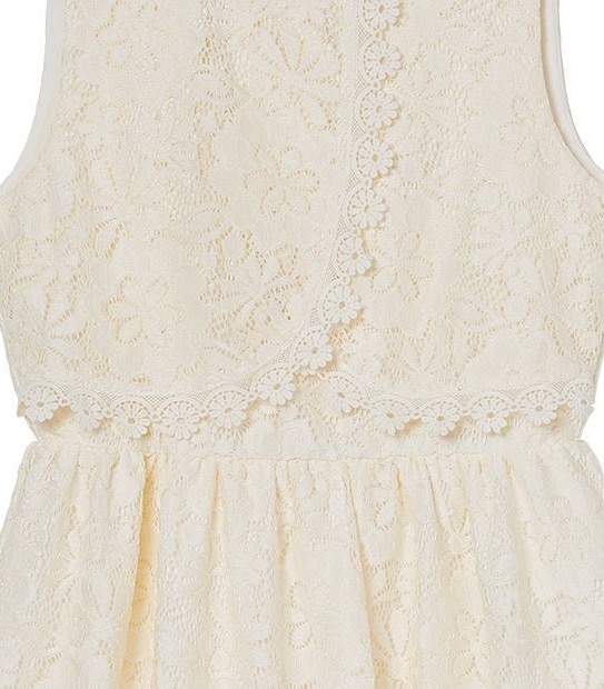 Cross Front Lace Dress With Keyhole Back | Target Australia