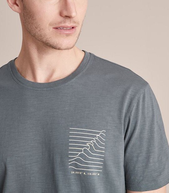 Printed Garment Dyed T-Shirt | Target Australia