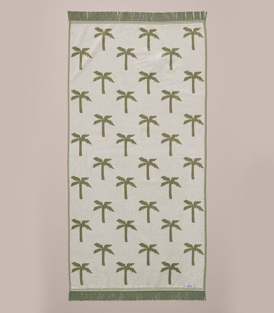 Kids Tanner Palm Jacquard Beach Towel | Target Australia