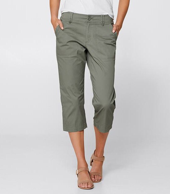 Rib Waist Crop Pants | Target Australia