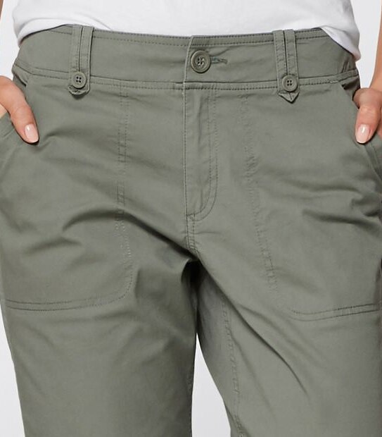 Rib Waist Crop Pants | Target Australia