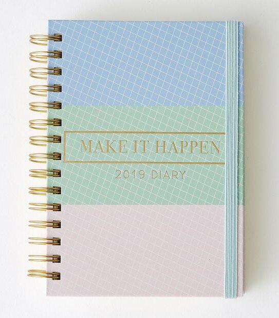 A5 Spiral 2019 Diary - Grid | Target Australia