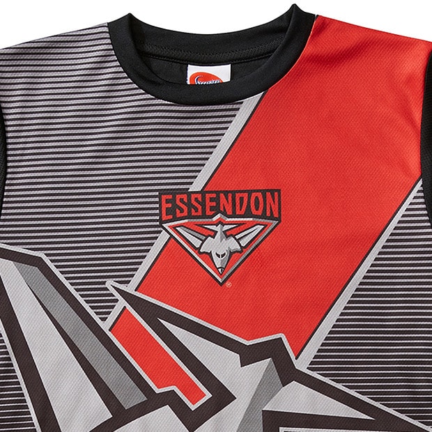 AFL Essendon Bombers Short Sleeve Youth Training T-Shirt | Target Australia