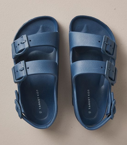B JNR BLUE ASHES EVA MOULDED SANDAL SIZE 6-12 | Target Australia