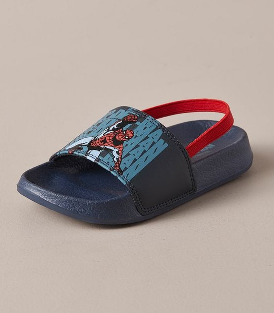 Kids Junior Spider-Man Backstrap Slides | Target Australia