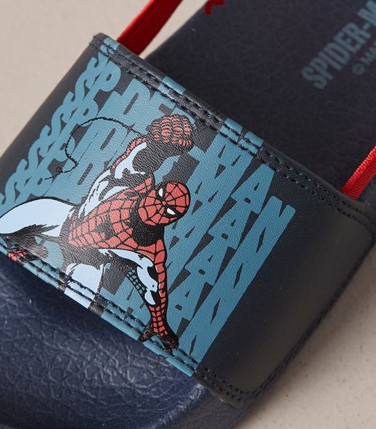 Kids Junior Spider-Man Backstrap Slides | Target Australia