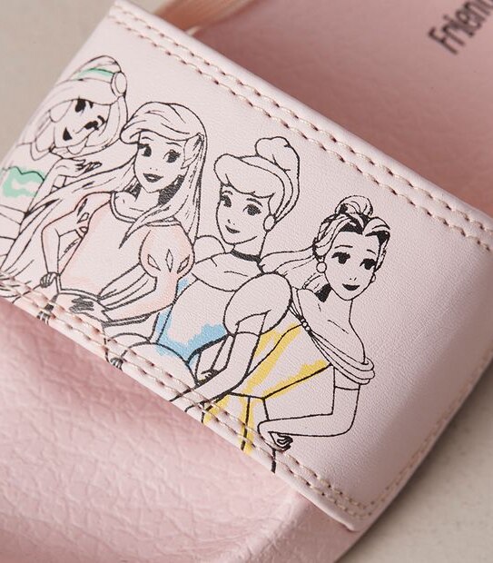 Kids Junior Disney Princess Backstrap Slides | Target Australia