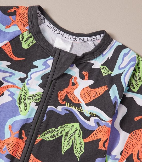 Bonds Baby Print Zip Wondersuit Coverall | Target Australia