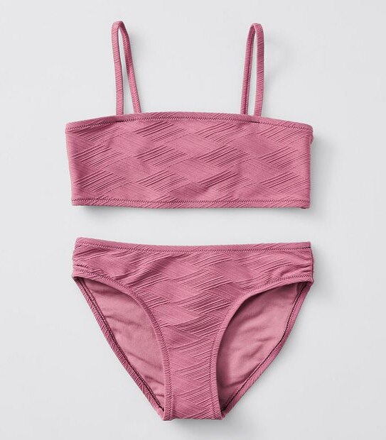 Girls 3 Piece Swimsuit Set - Black/Pink | Target Australia