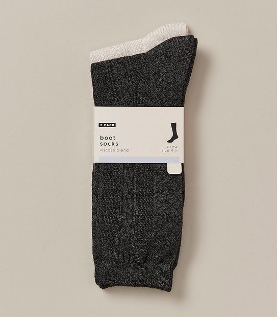 2 Pack Boot Crew Socks | Target Australia