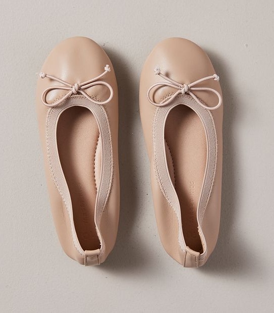 Kids Junior Elasticated Ballet Flats | Target Australia